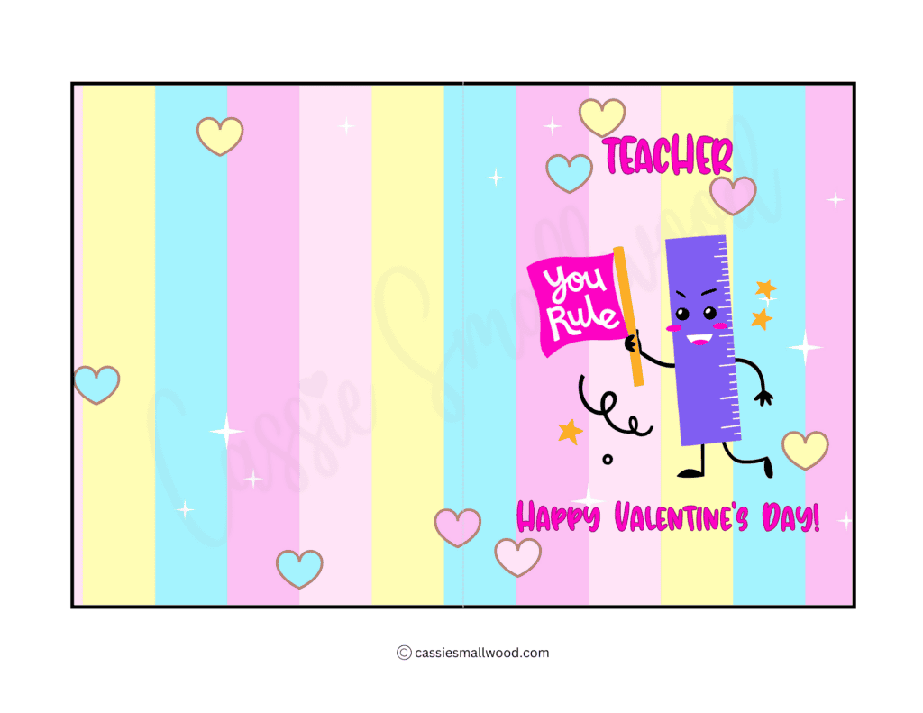 Free Printable Valentine’s Day Cards For Teachers - Lovely Printable